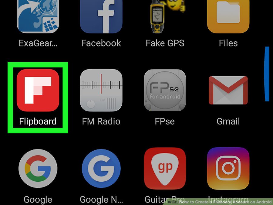 نحوه ایجاد حساب Flipboard در اندروید